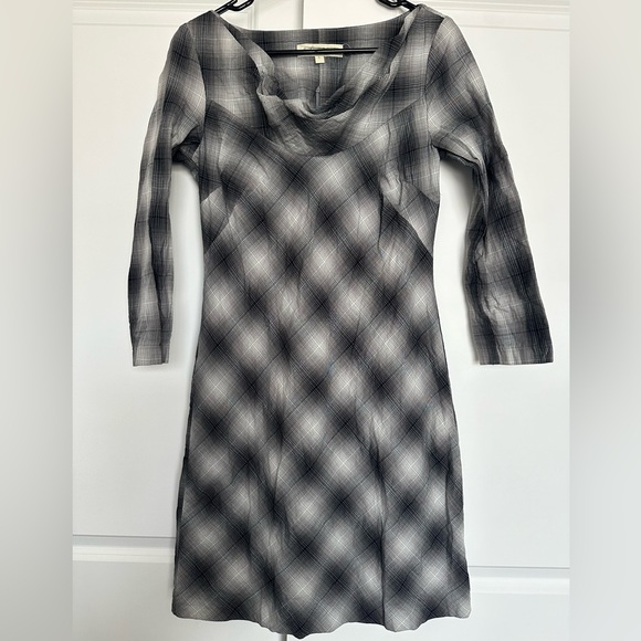 Stetson | Dresses | Stetson Plaid Cowl Neckline Dress | Poshmark